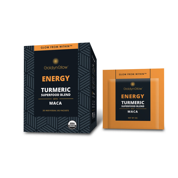 ENERGY - Organic Turmeric & Maca Superfood Blend Supplement – GoldynGlow